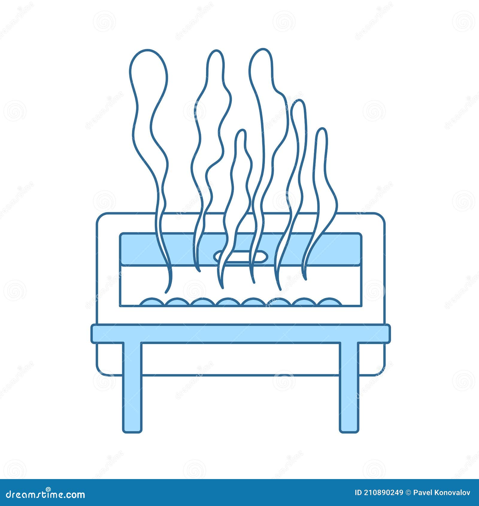 Chafing Dish Icon Cartoon Vector | CartoonDealer.com #212297987