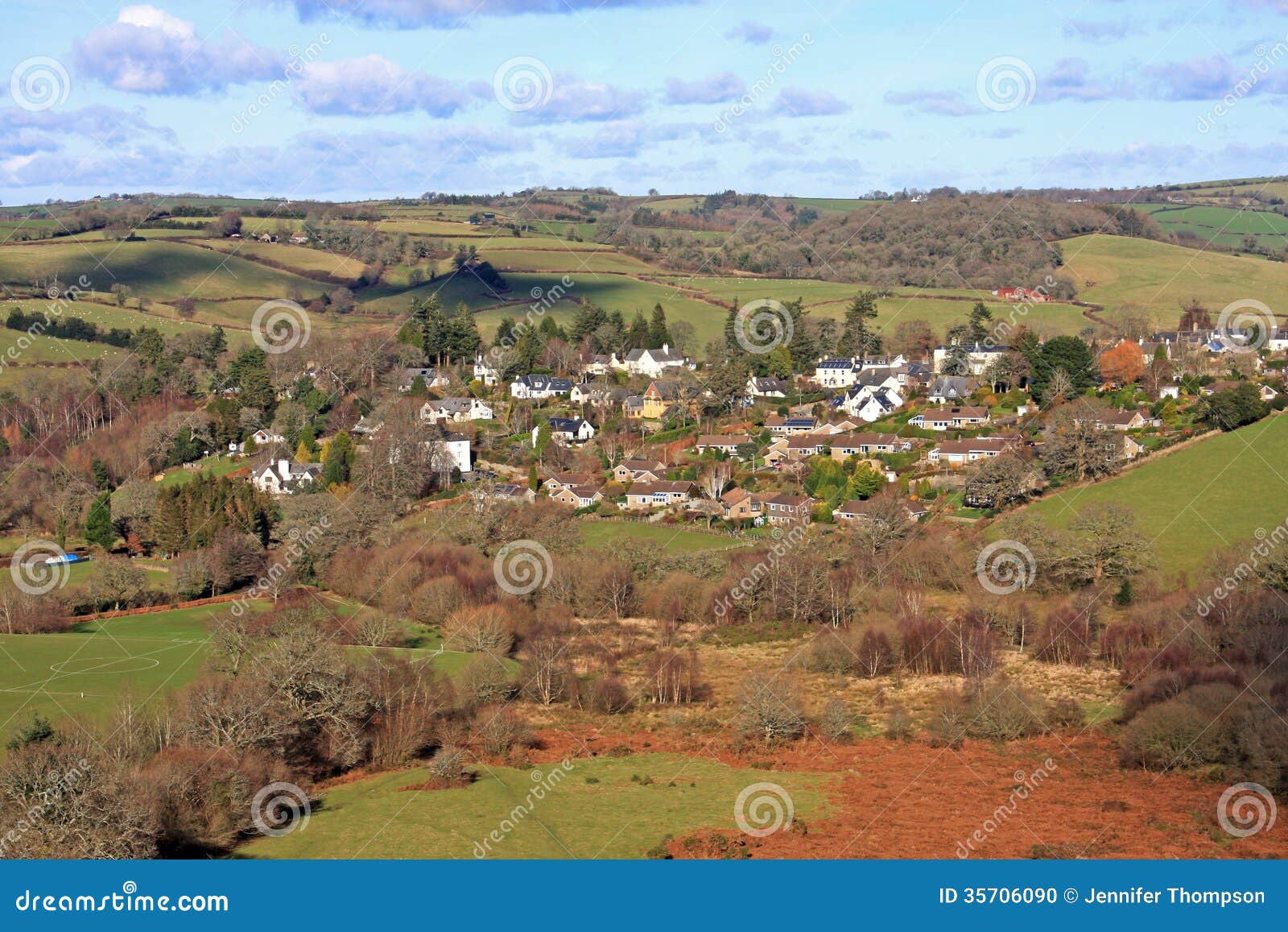 Chagford, Devon stock photo. Image of moor, trees, slab - 35706090