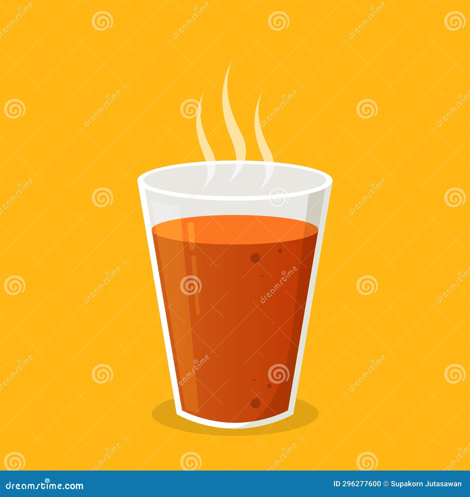 Chai Logo Design. Karak Milk Chai Illustration on Organic Background ...