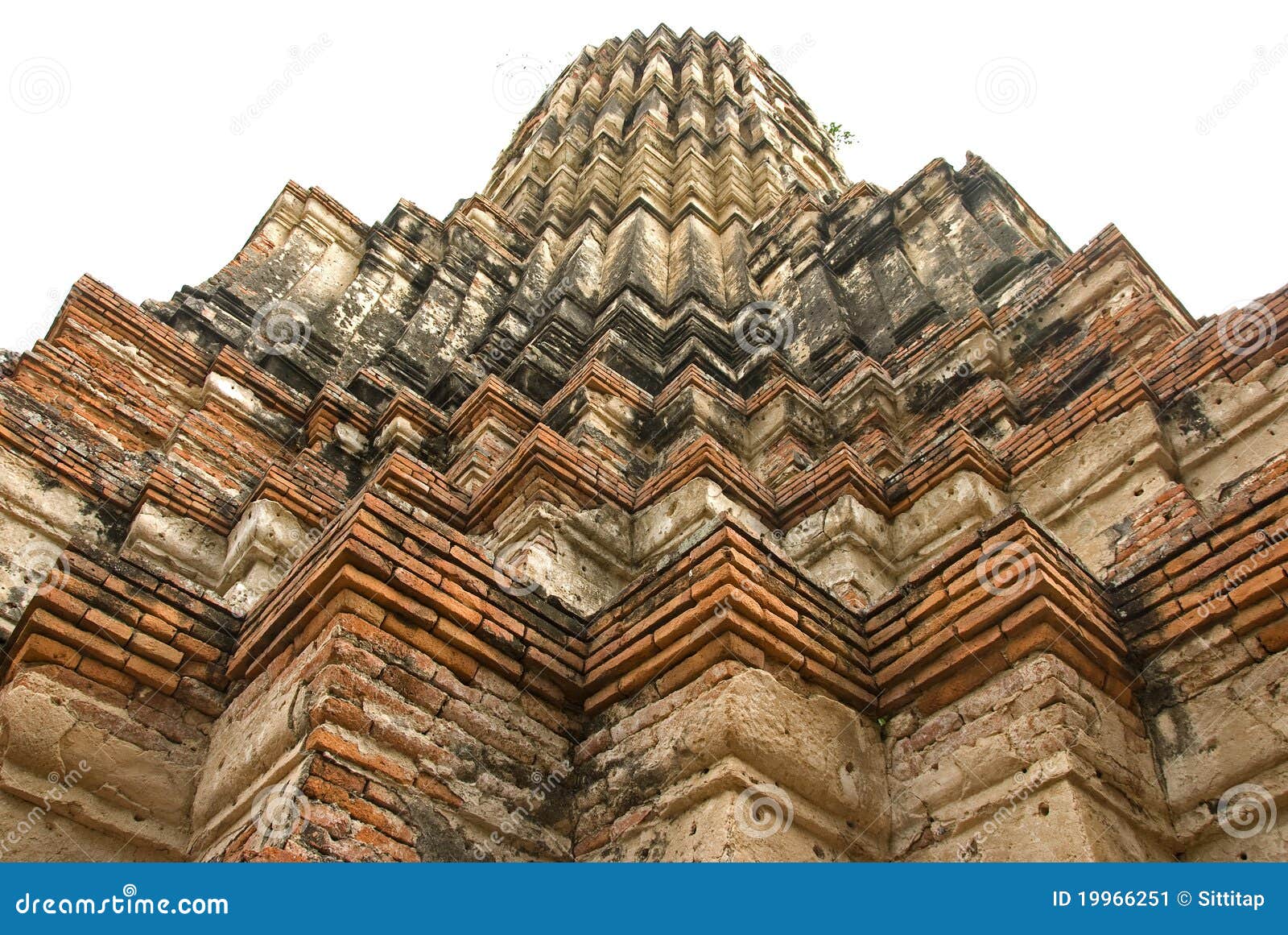 Chai Wattanaram Temple stock image. Image of east, heritage - 19966251