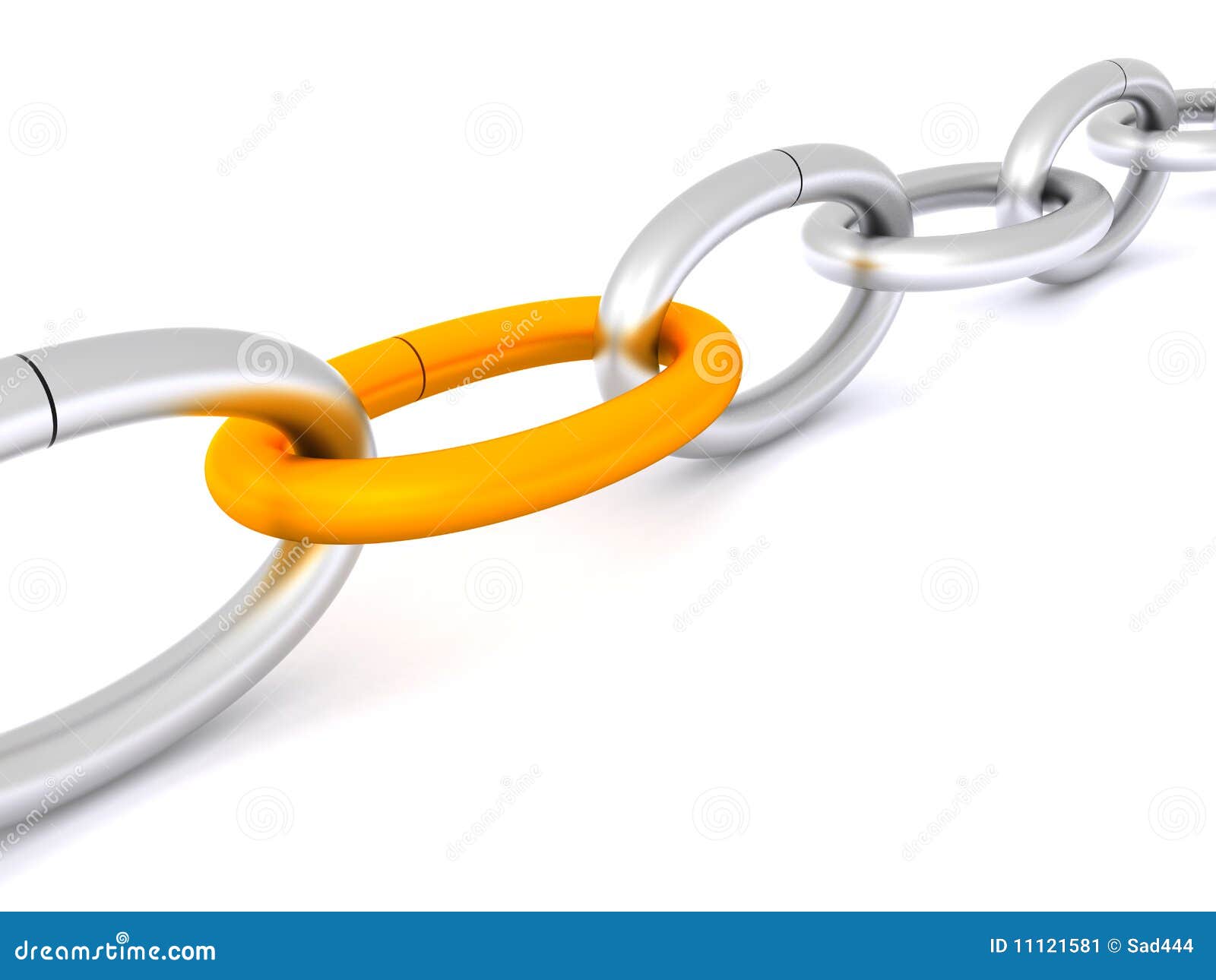 Chain stock illustration. Illustration of metal, perspective - 11121581
