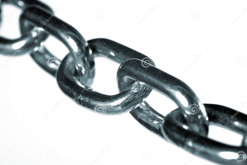 Chain stock image. Image of white, protective, isolated - 2535501