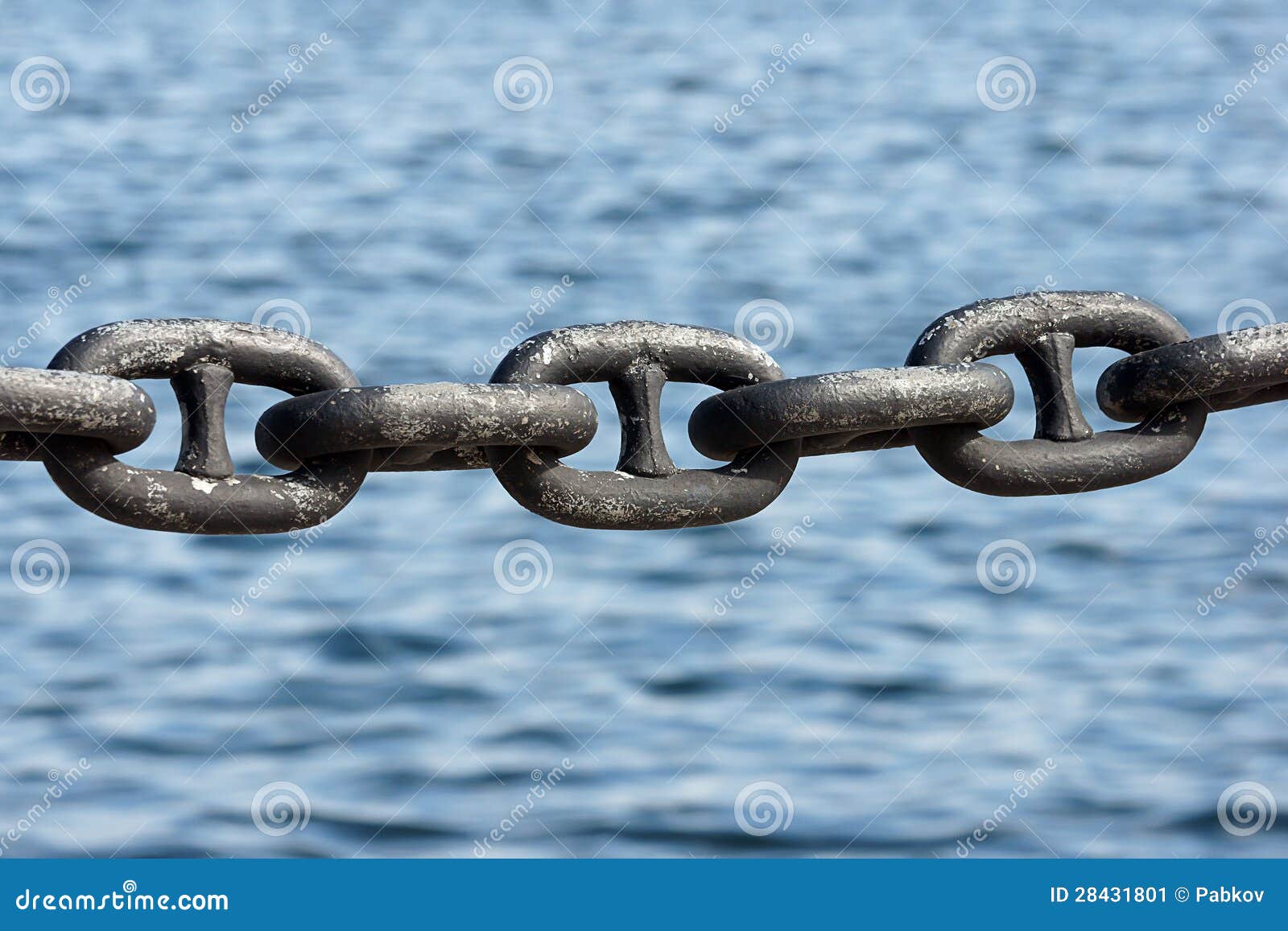 Chain stock image. Image of harbor, equipment, line, deck - 28431801
