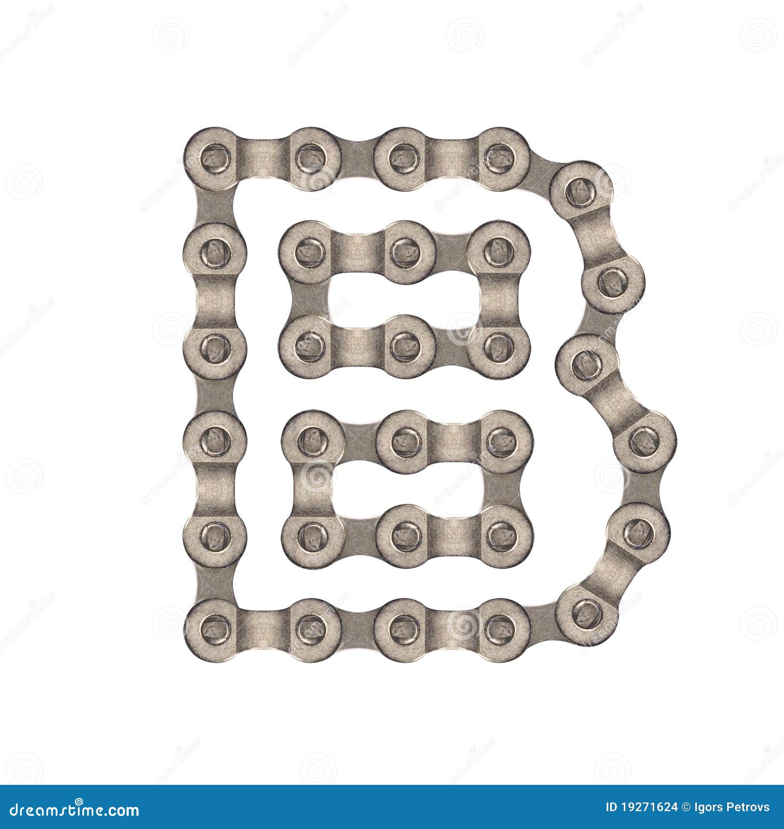 Chain alphabet stock photo. Image of chained, latin, isolated - 19271624
