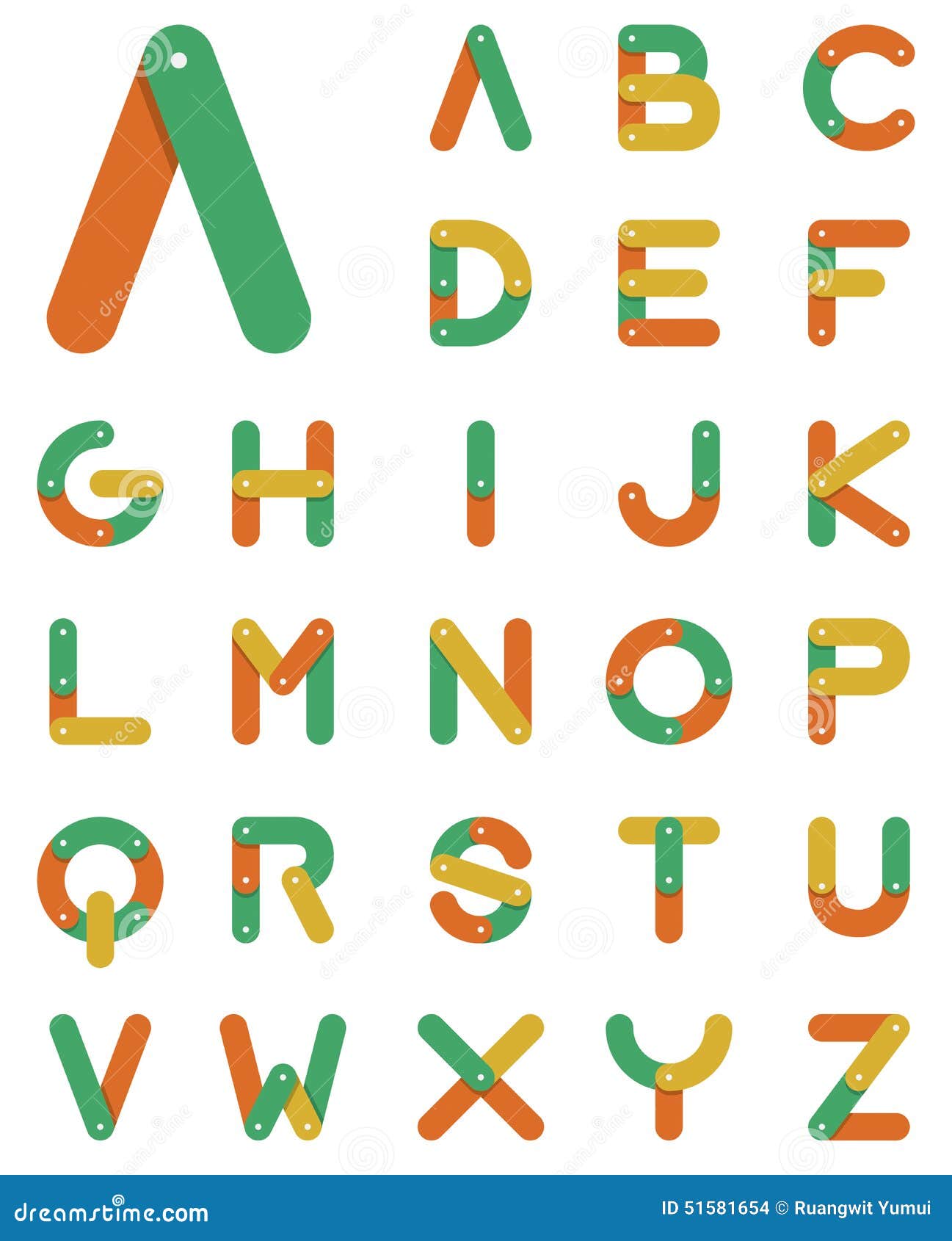 Chain Alphabet Royalty-Free Stock Photo | CartoonDealer.com #21074649