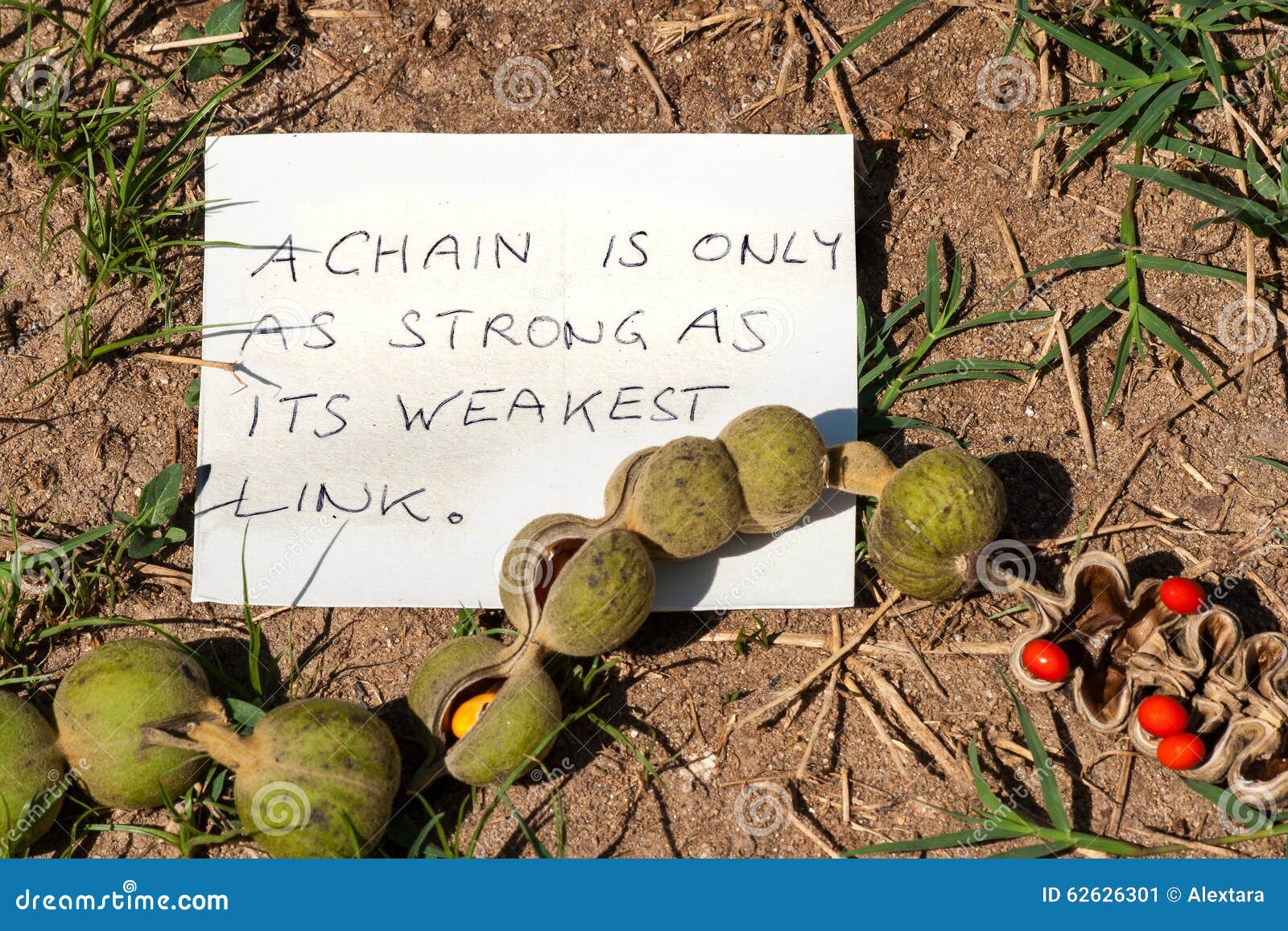 A Chain is only As Strong As Its Weakest Link. Creative Motivation ...