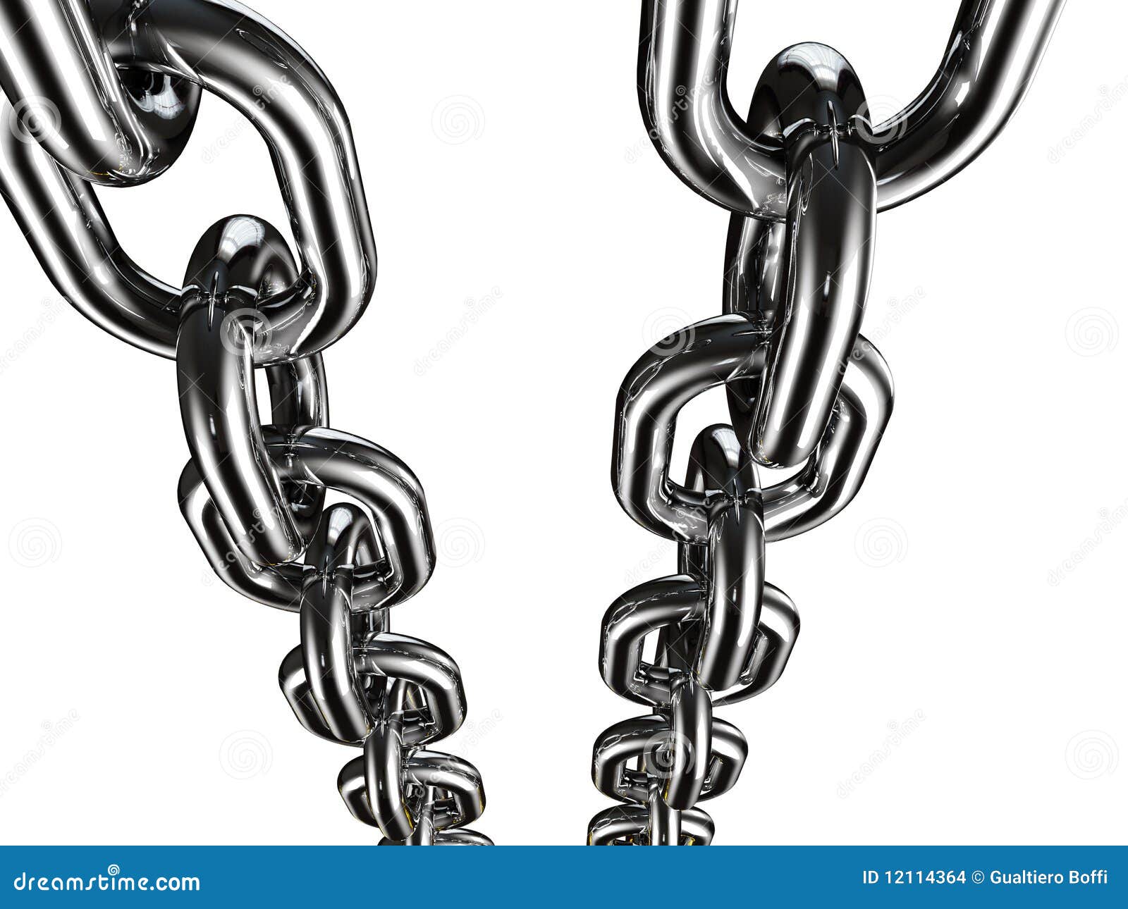 Chain background on white stock photo. Image of ideas - 12114364