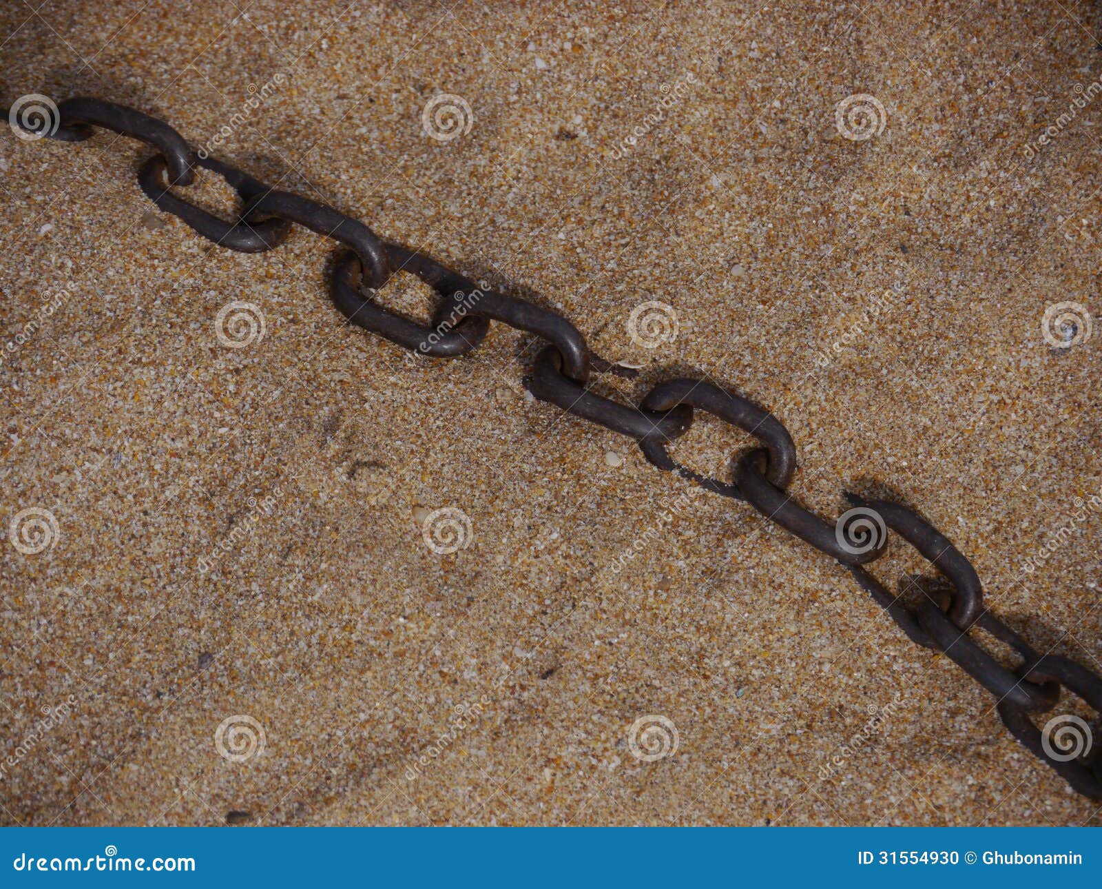 Chain beach sand stock photo. Image of curve, chain, antique - 31554930