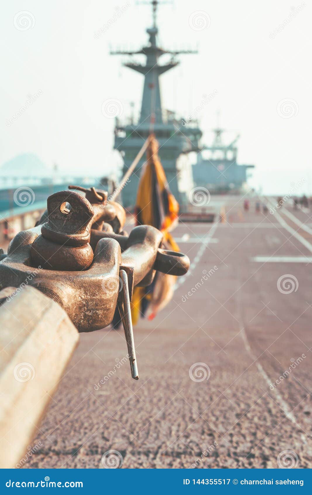 The chain at boat navy stock image. Image of chains - 144355517