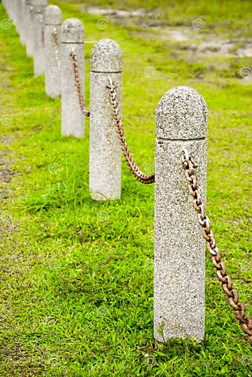 Chain Boundary stock photo. Image of perspective, boundary - 3712062