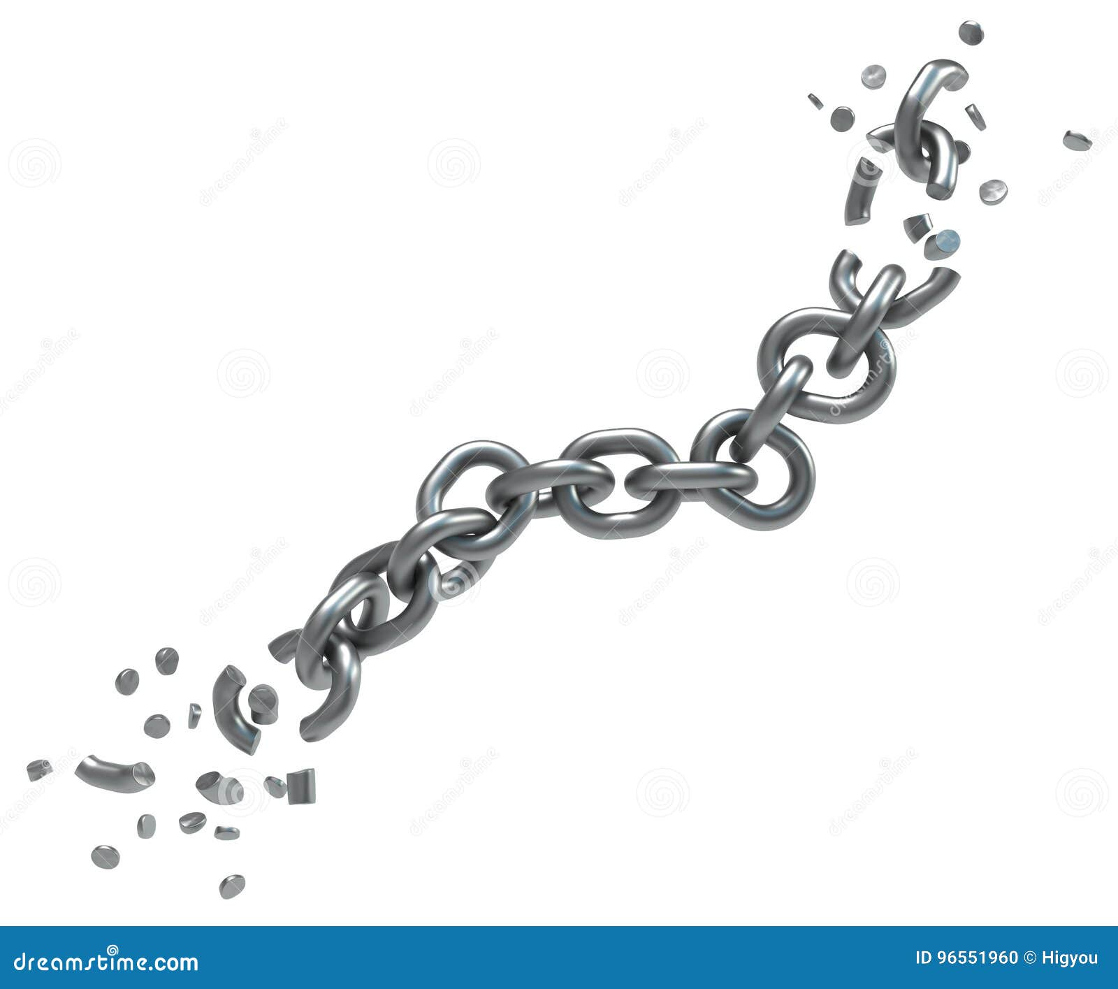 Chain Break Segment stock illustration. Illustration of fragment - 96551960