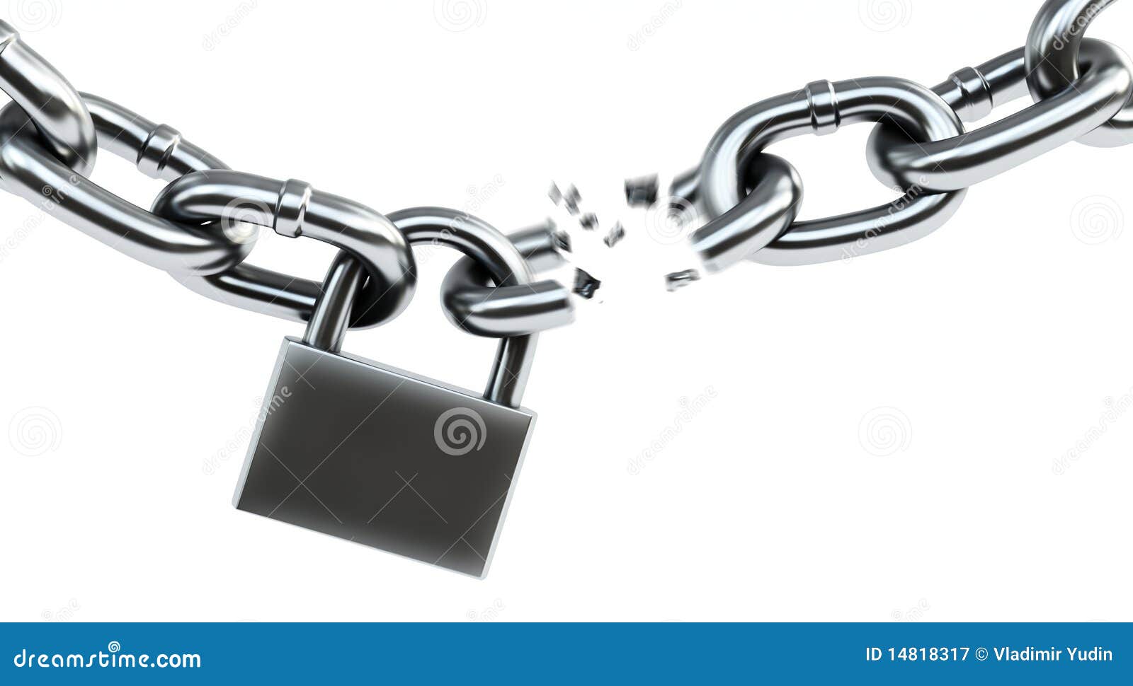 Chain breaking stock illustration. Illustration of unleash - 14818317