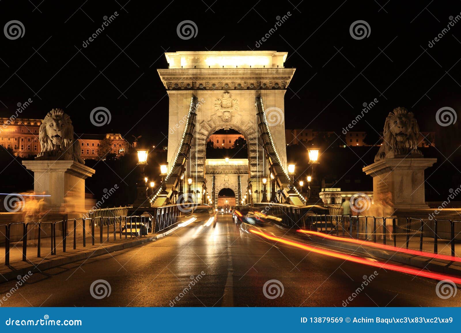 Chain bridge stock image. Image of suspension, cars, capitol - 13879569
