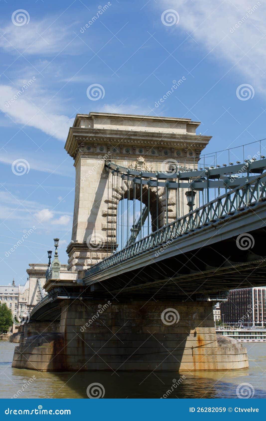 Chain Bridge stock image. Image of chain, architect, steel - 26282059
