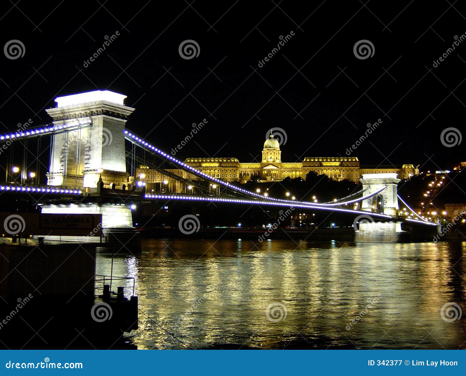 Chain bridge stock image. Image of travel, bridge, nice - 342377