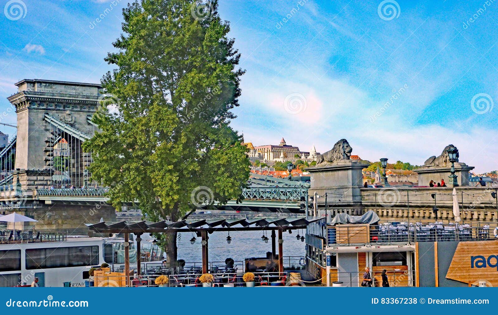 Chain Bridge To Castle Hill Editorial Stock Photo - Image of landmarks ...