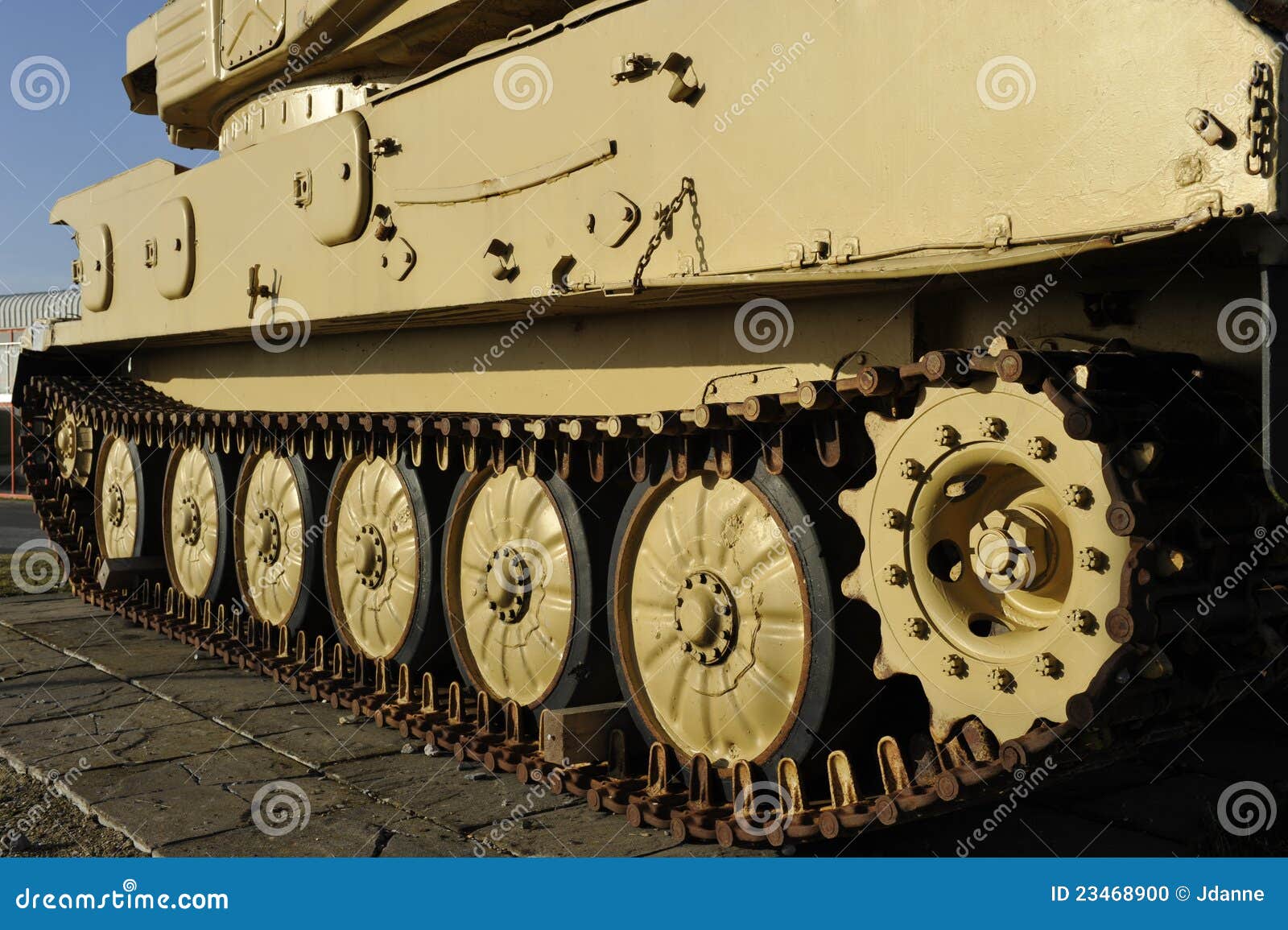 Chain of British Light Tank Stock Photo - Image of defense, rugged ...