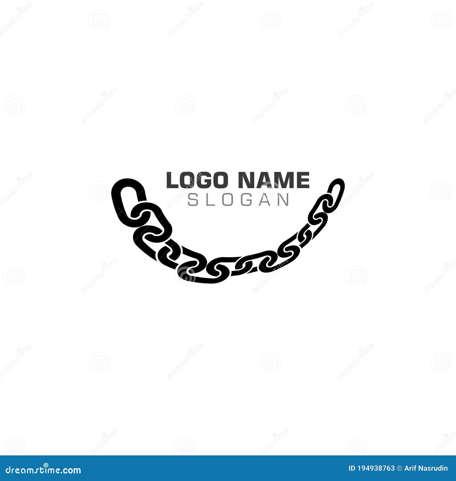Chain Business Logo Abstract Unity Vector Design Template Stock ...