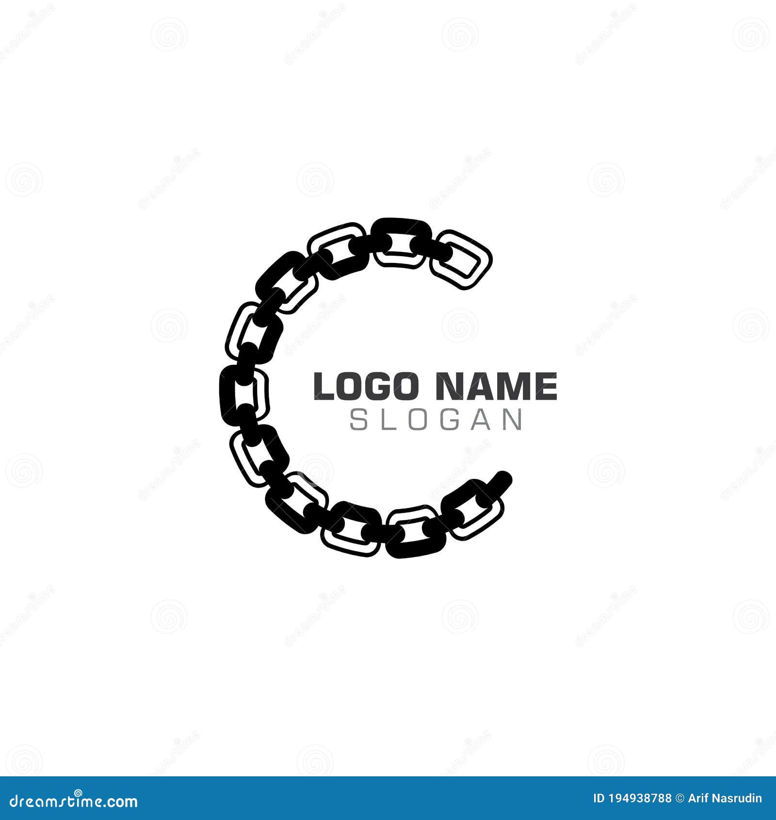 Chain Business Logo Abstract Unity Vector Design Template Stock ...