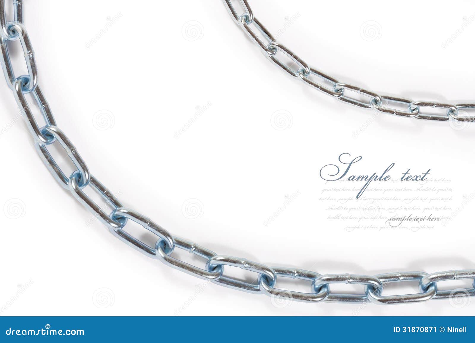 Chain stock image. Image of protection, anchor, fence - 31870871