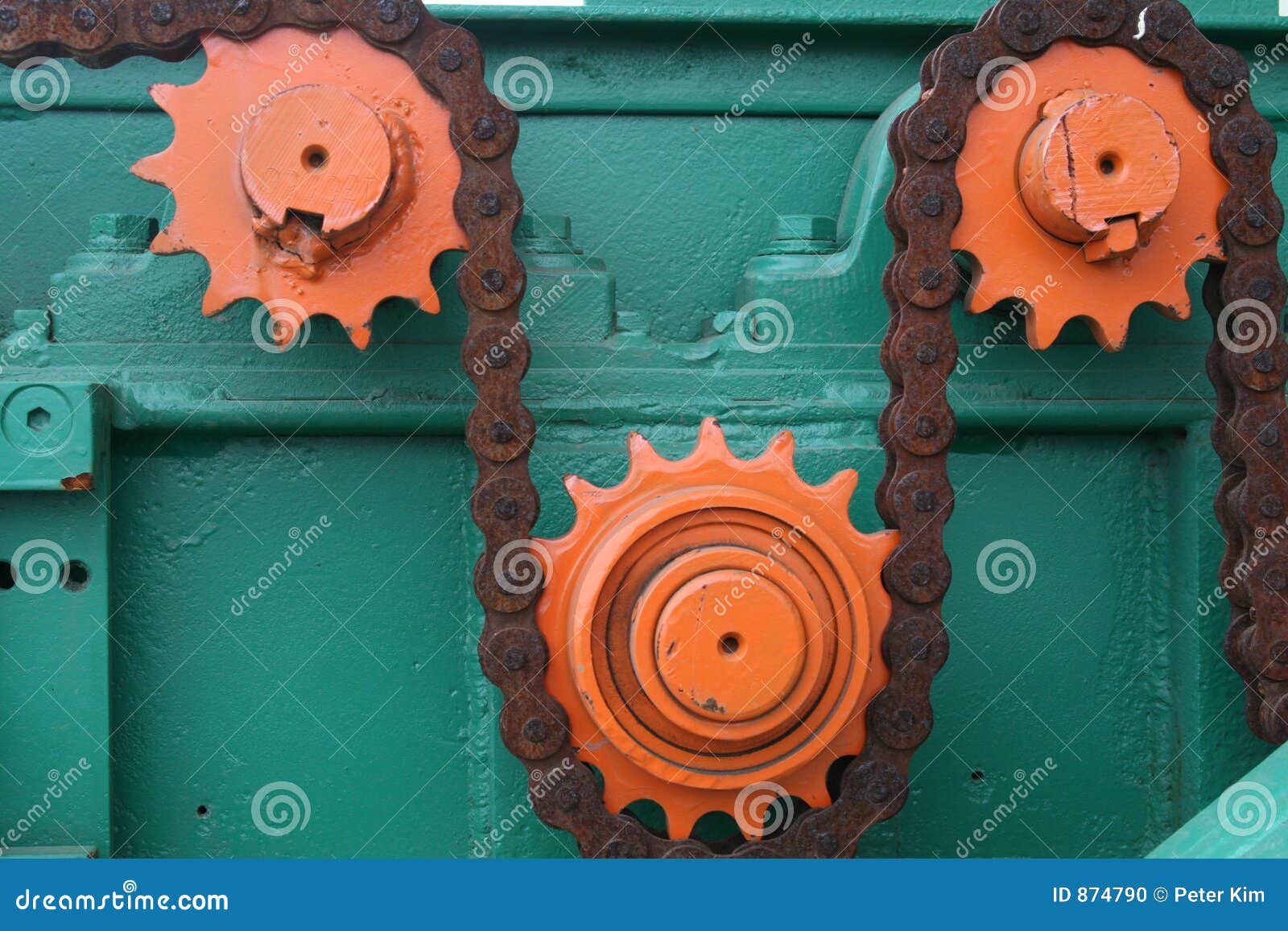 Chain And Cogs Stock Photo - Image: 874790