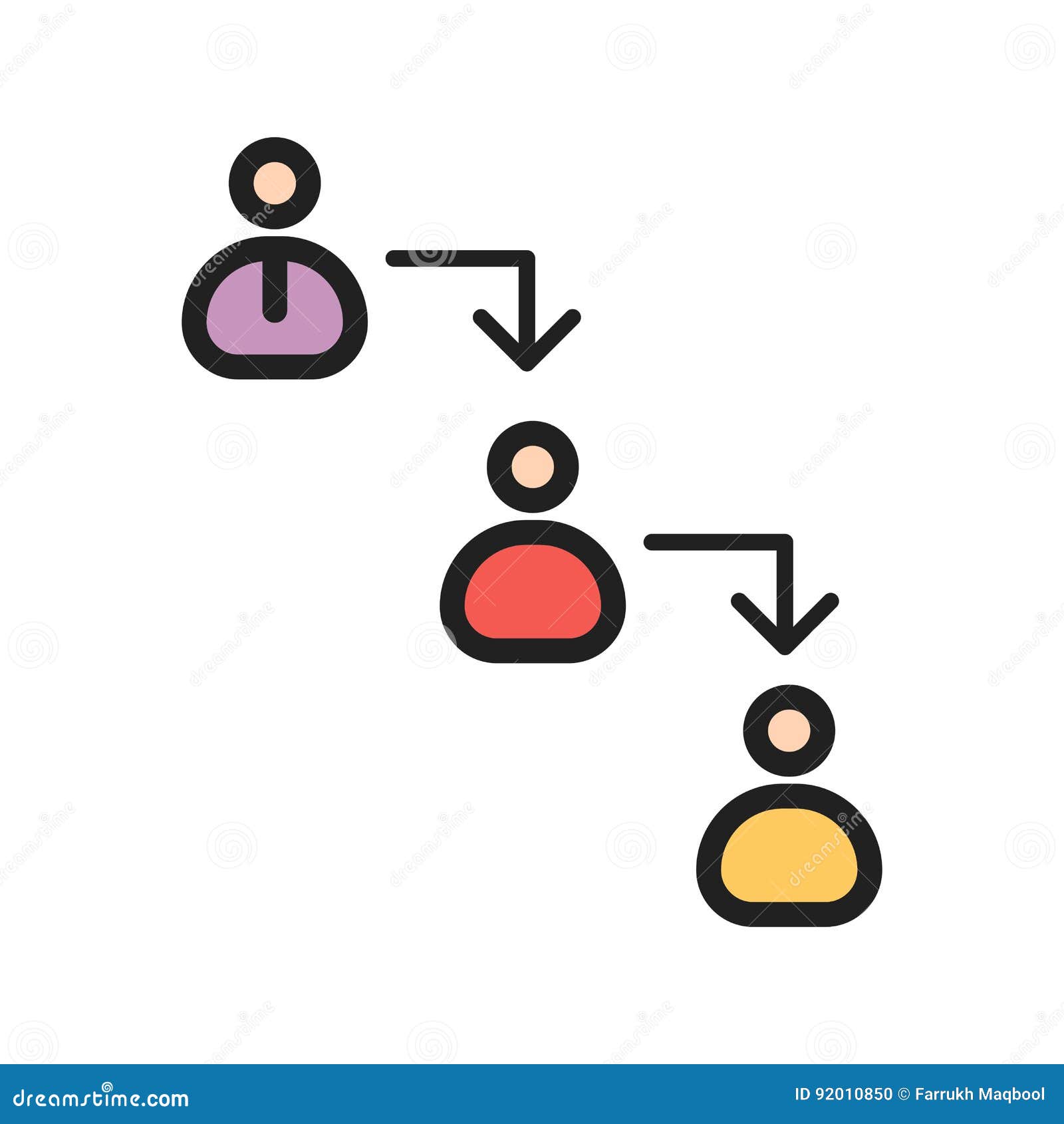 Chain of Command stock vector. Illustration of network - 92010850 Chain of Command stock vector. Illustration of network - 92010850