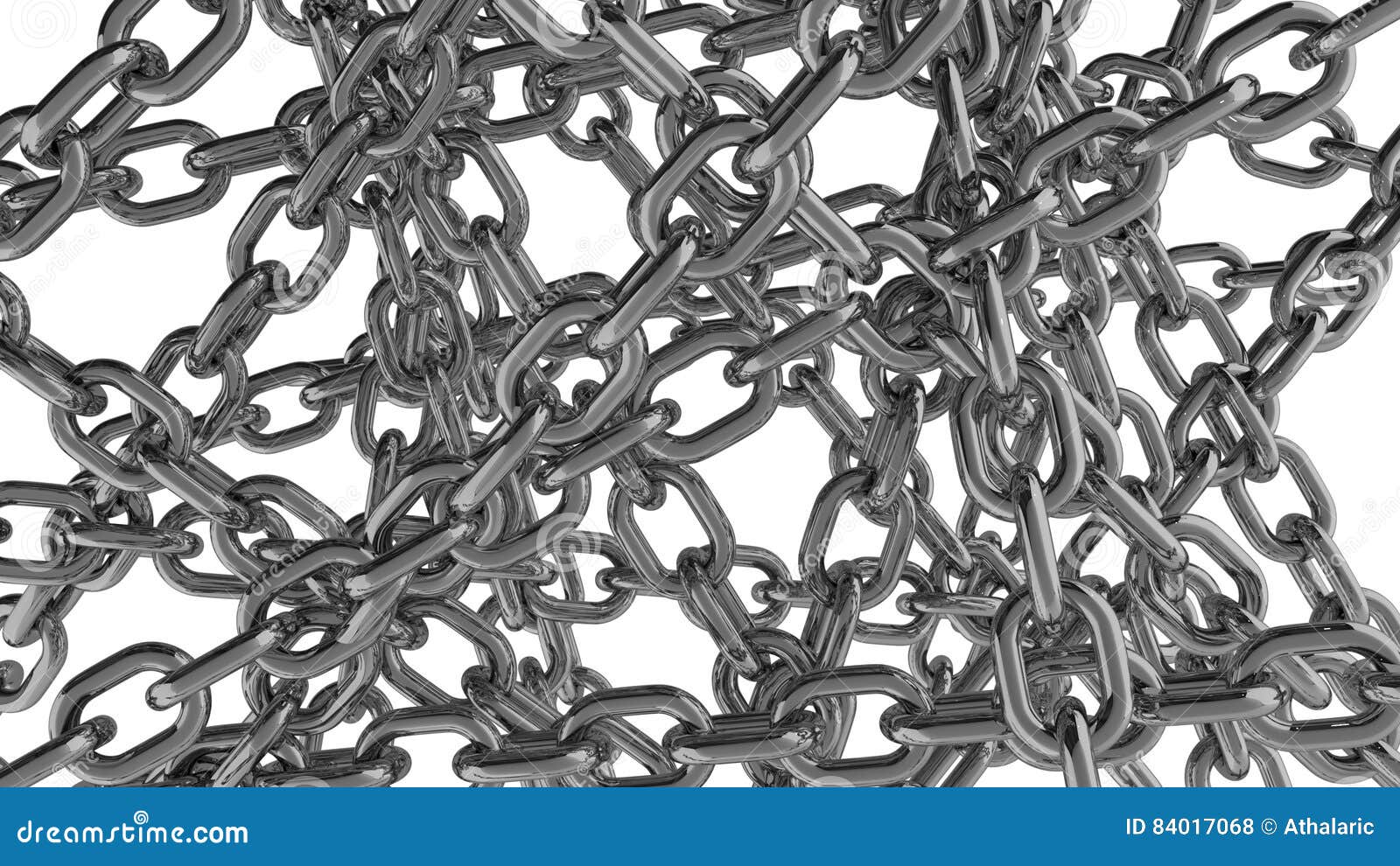 Chain Connect To Lines Mess Stock Illustration - Illustration of chain ...