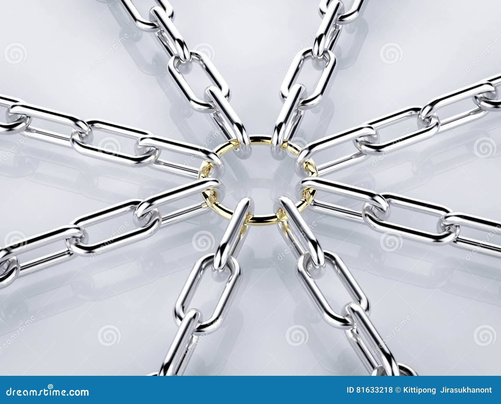 Chain connection stock illustration. Illustration of element - 81633218