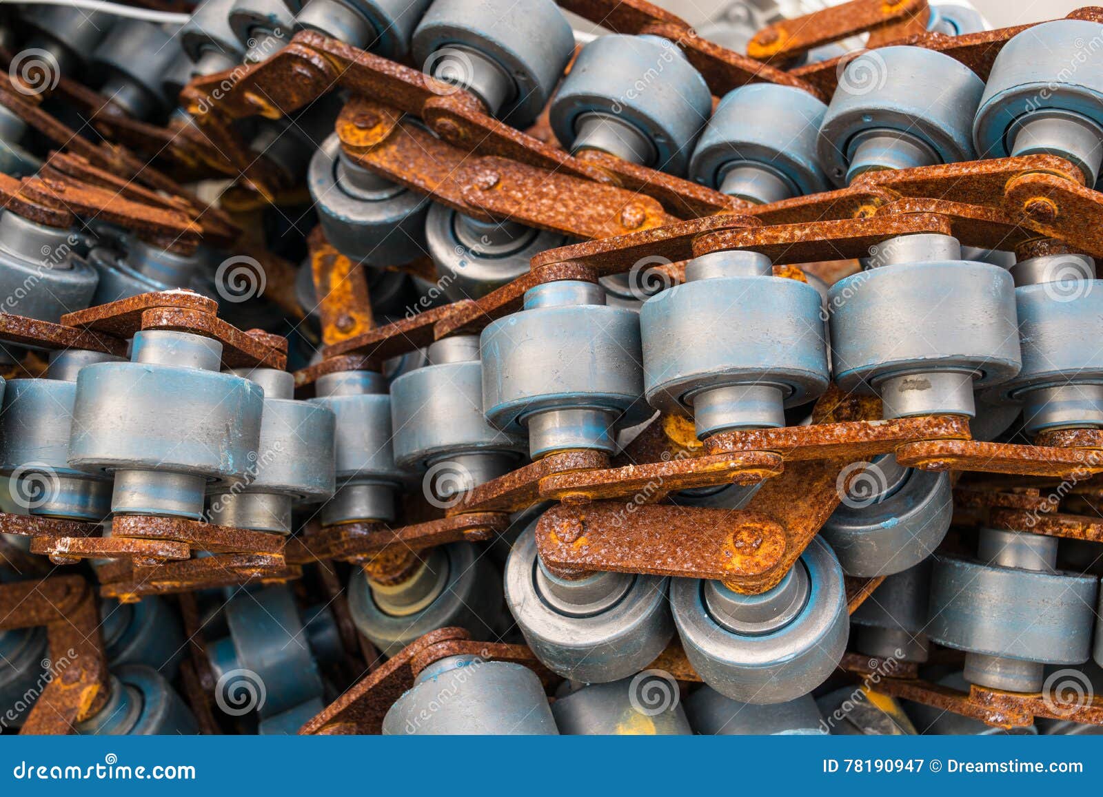 Chain conveyors stock image. Image of line, production - 78190947