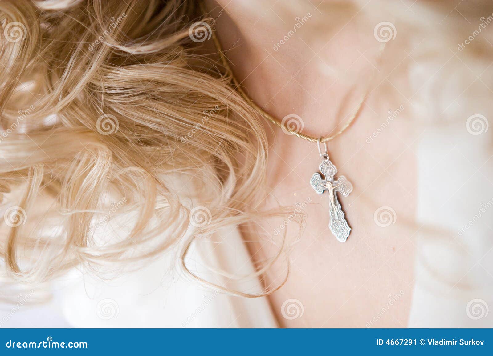 Cross On Neck Stock Photo | CartoonDealer.com #2081154