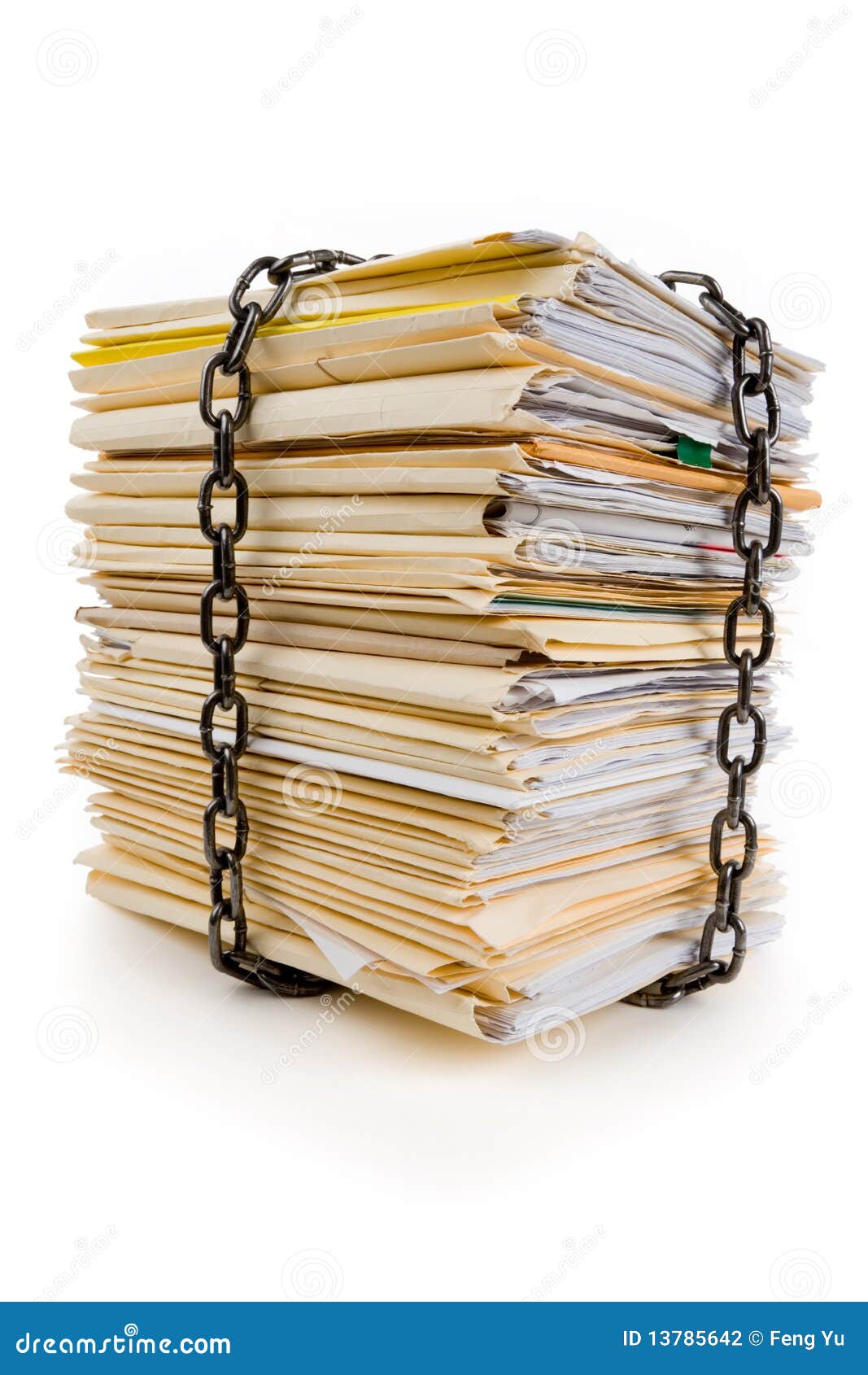 Chain and file stack stock photo. Image of privacy, lock - 13785642