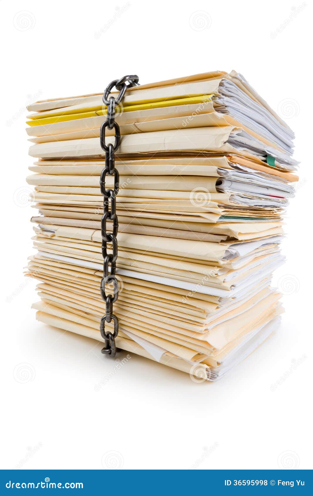 Chain and file stack stock photo. Image of lock, protection - 36595998