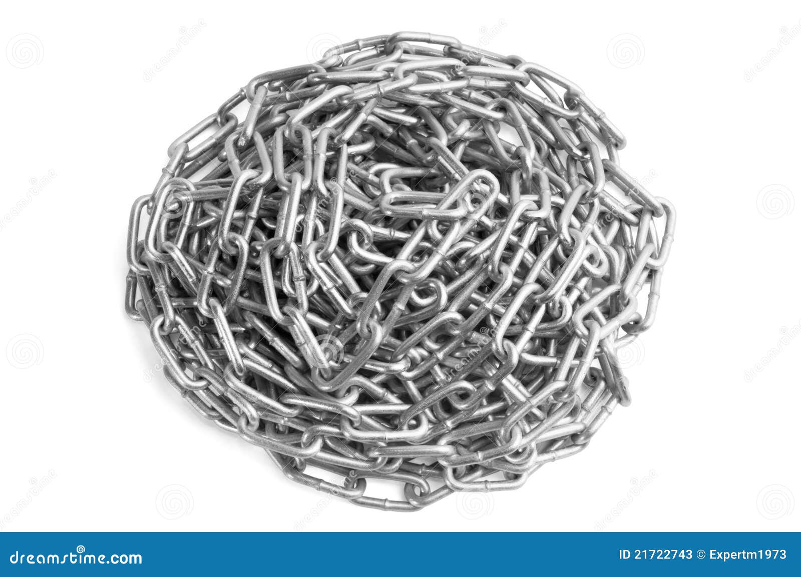 Chain, folded in a heap stock image. Image of stack, chain - 21722743