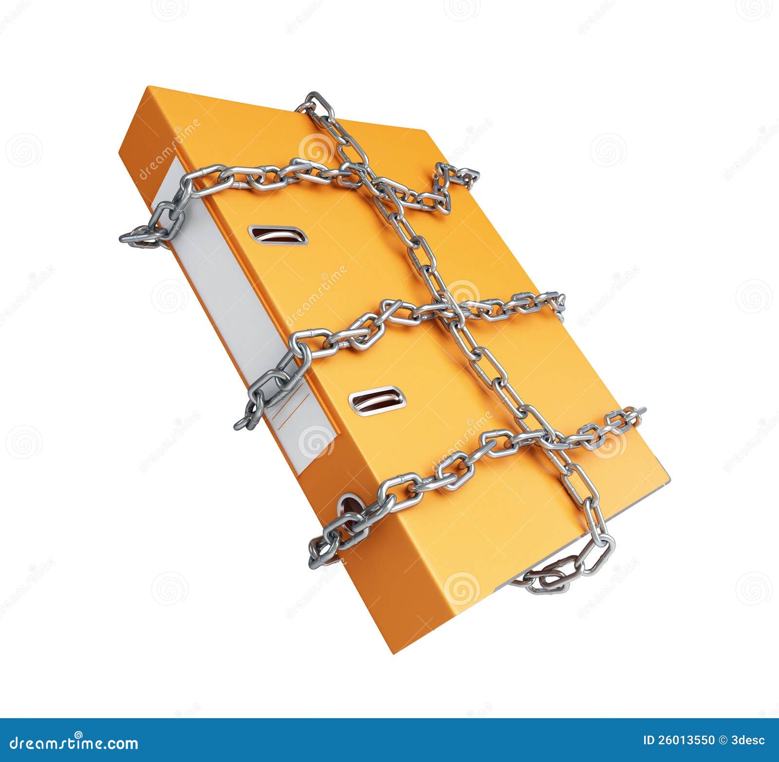 Chain folder stock illustration. Illustration of crime - 26013550
