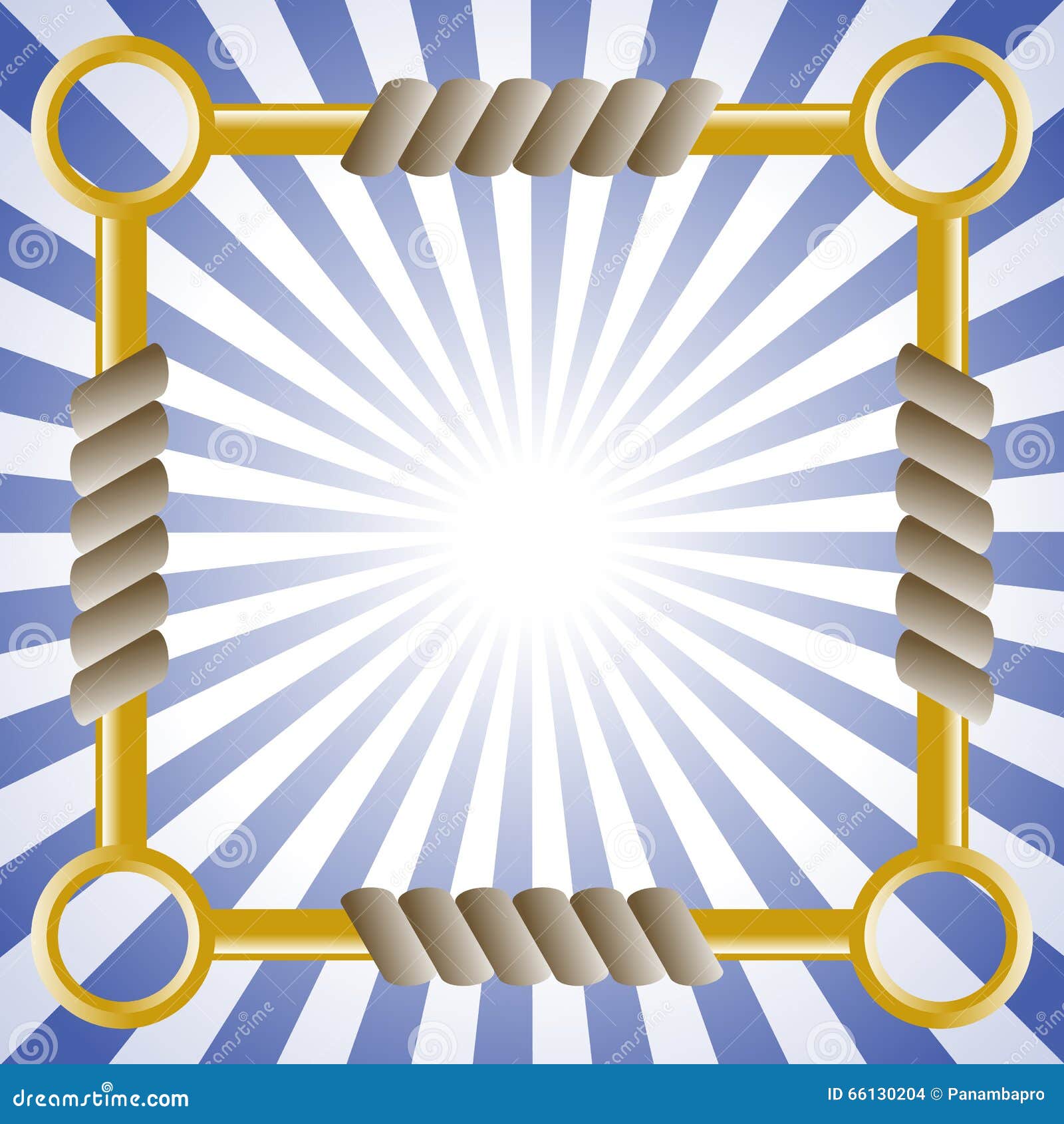 Chain frame stock vector. Illustration of equipment, safety - 66130204