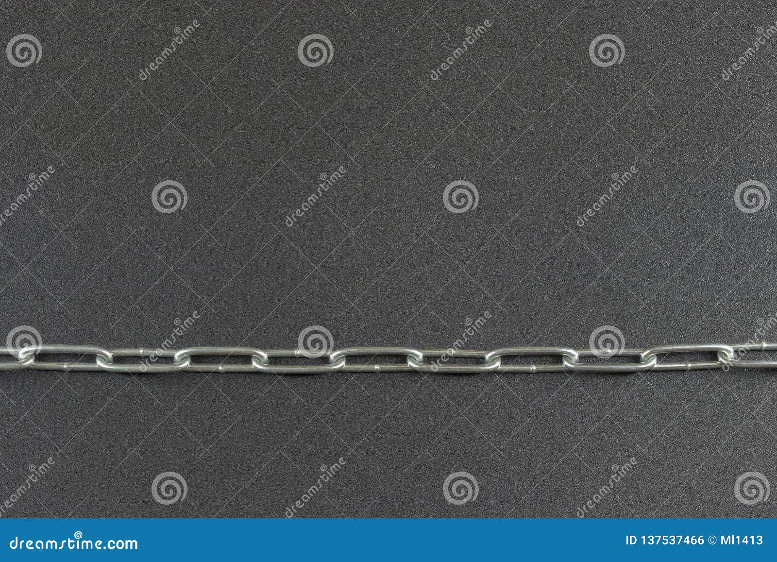 Chain on grey background stock photo. Image of equipment - 137537466