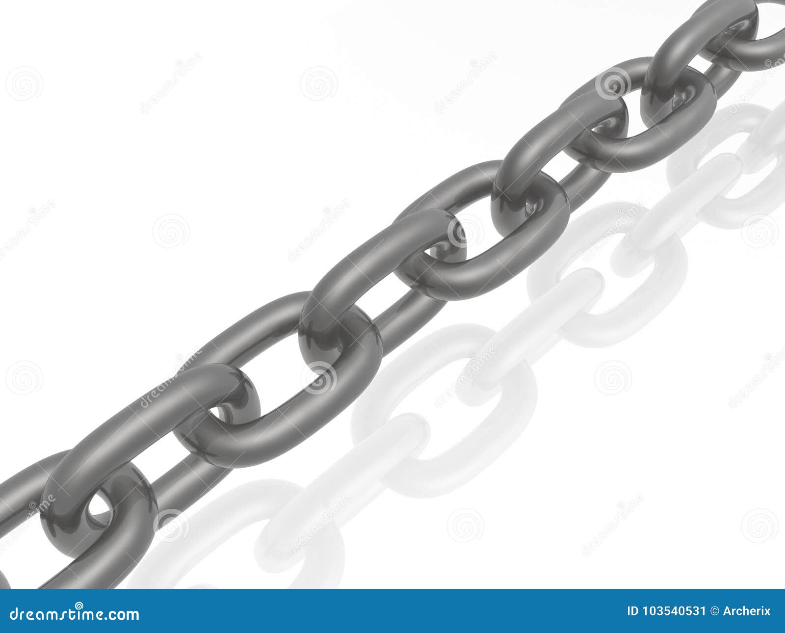 Chain stock illustration. Illustration of metaphor, main - 103540531