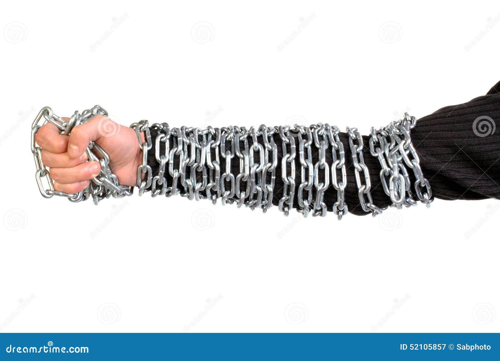 Chain on the Hand stock image. Image of equipment, silver - 52105857