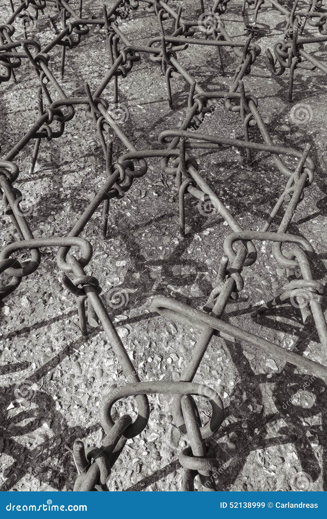 Chain Harrow Abstract Pattern Stock Image - Image of formed, monochrome ...