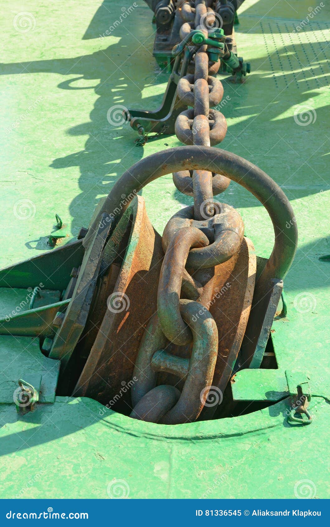 The Chain that Holds the Anchor. Stock Image - Image of pull, strength ...