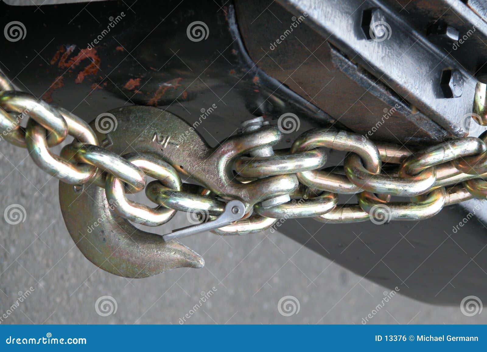 Chain and Hook stock photo. Image of bolt, safty, loops - 13376