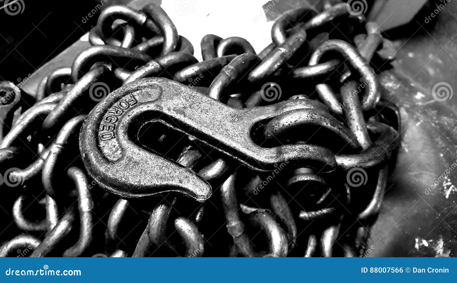 Chain stock photo. Image of closeup, chain, iron, hook - 88007566