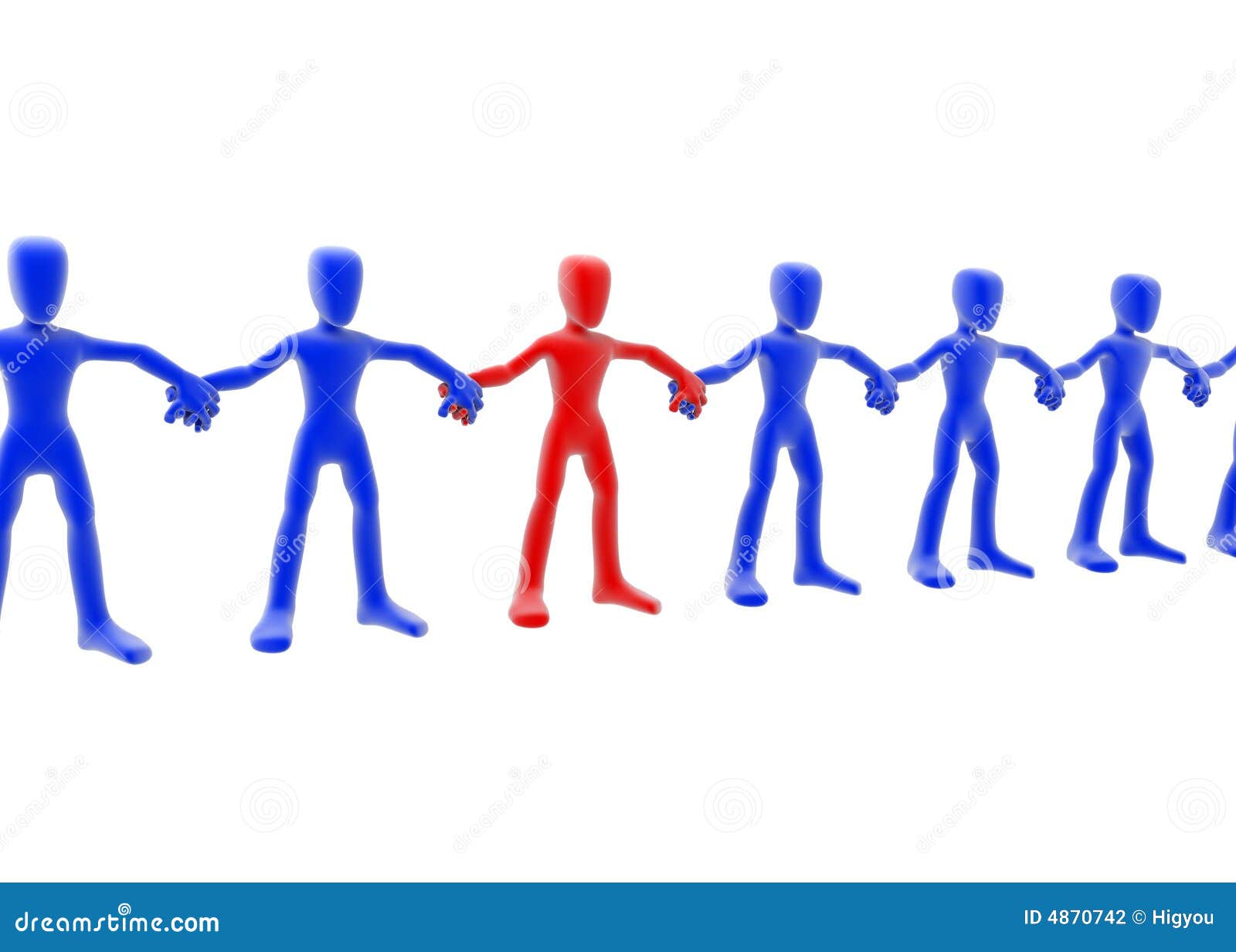 Chain human stock illustrationer. Illustration av utklipp - 4870742