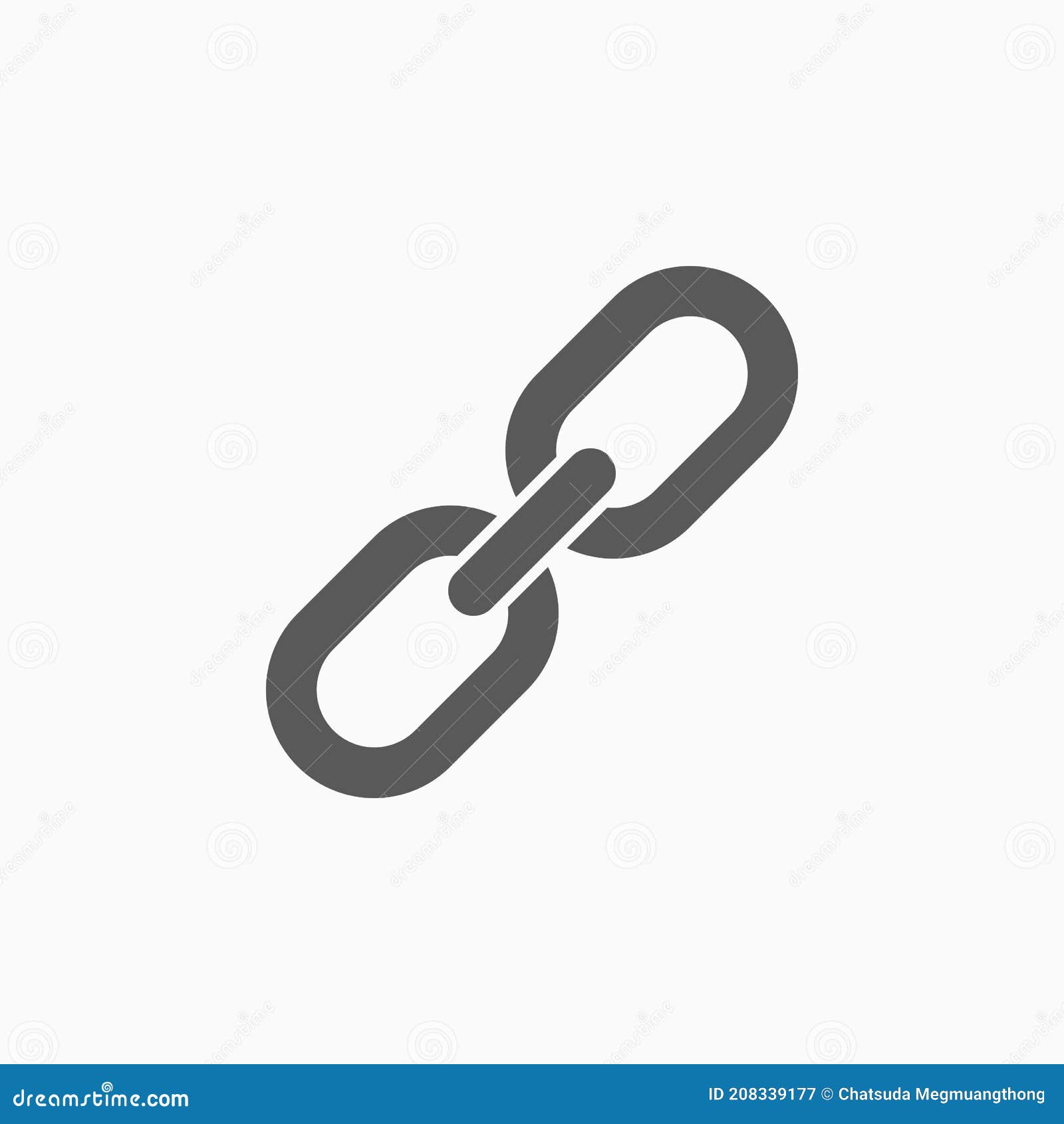 Chain Icon, Shackle, Manacle, Link, Carcanet Stock Vector ...