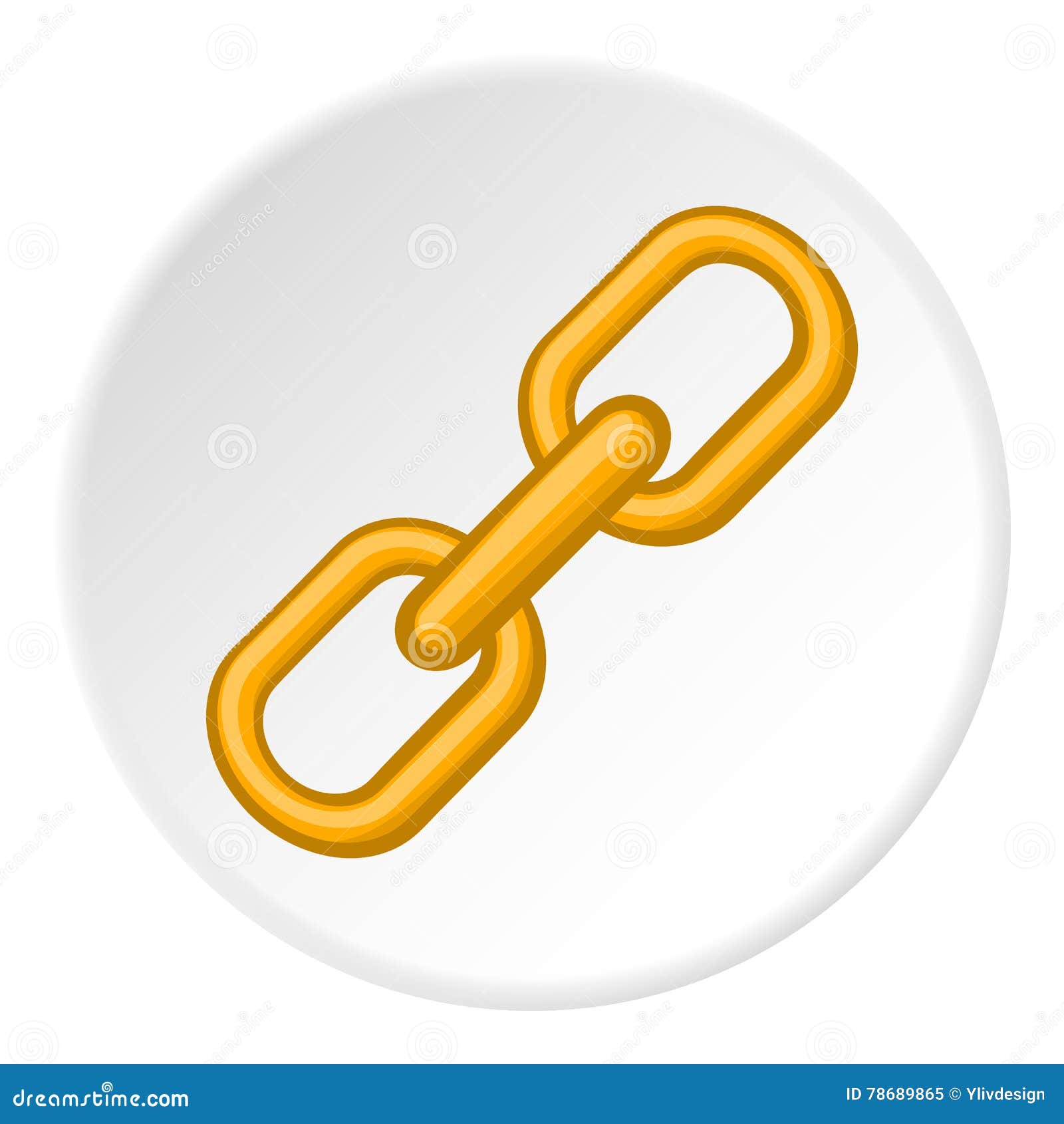 Chain icon, cartoon style stock vector. Illustration of industrial ...