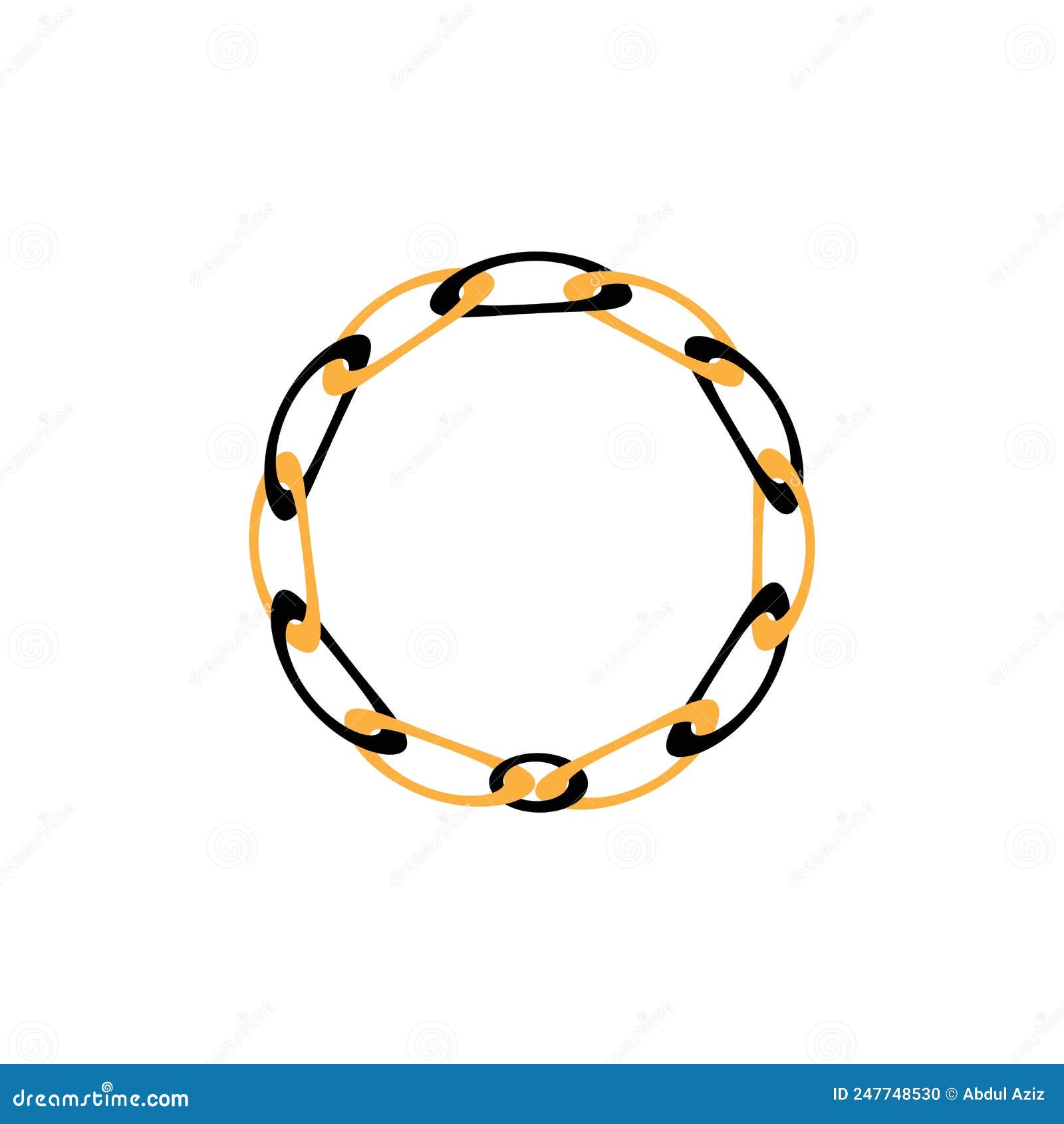 Chain Icon Logo Free Vector Stock Vector - Illustration of logotype ...