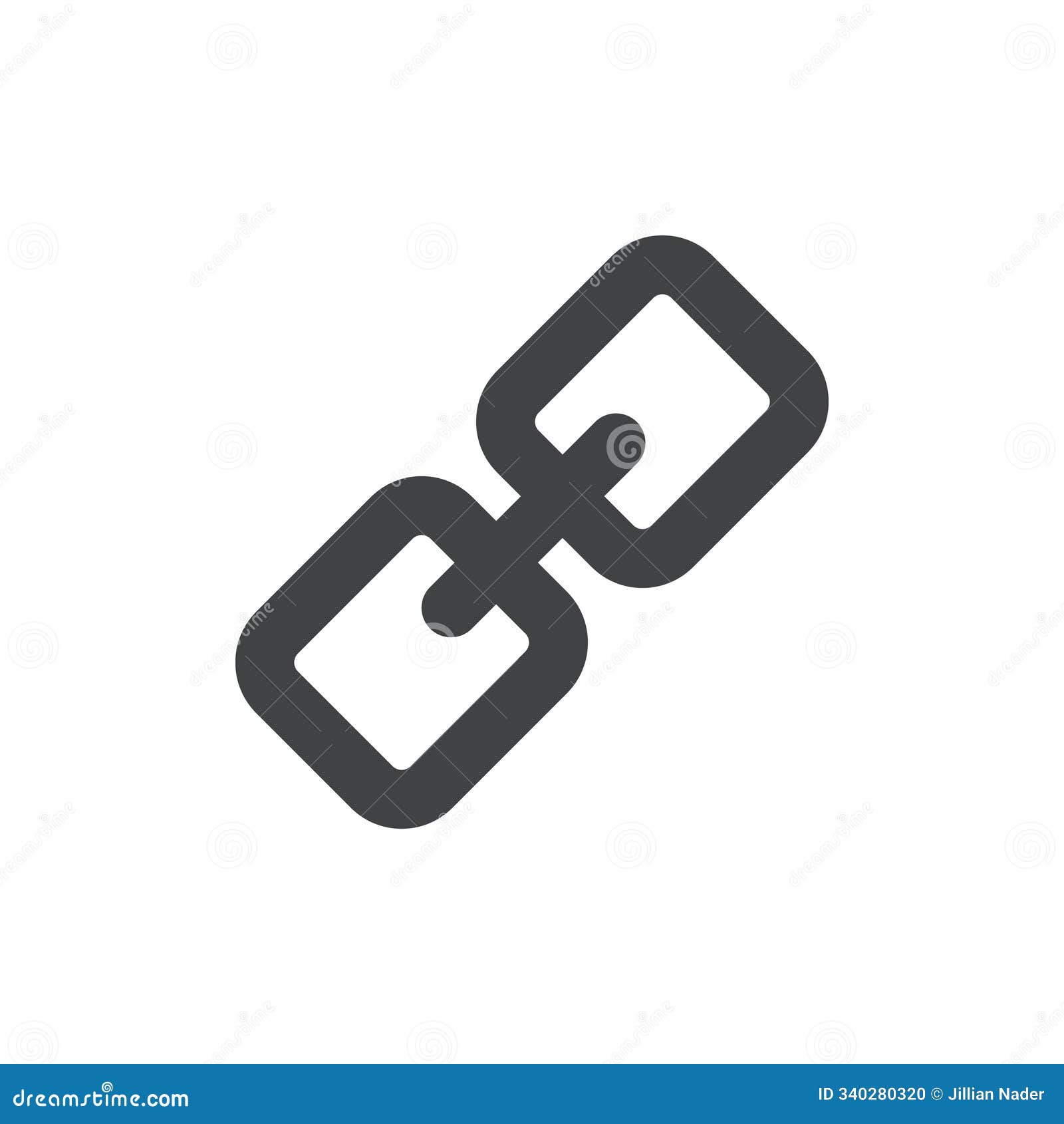 Chain Icon Simple Vector Symbol Stock Vector - Illustration of ...