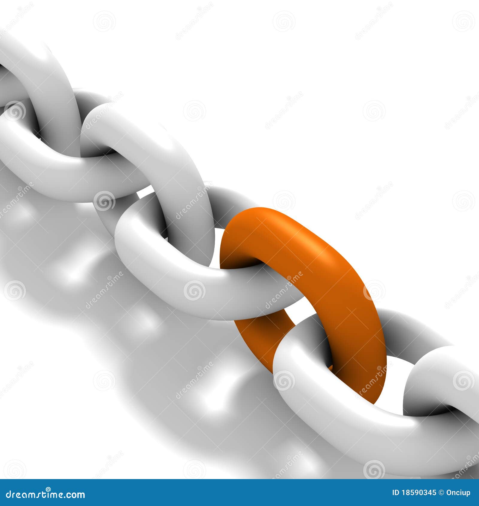 Chain isolated on a white stock illustration. Illustration of strong ...
