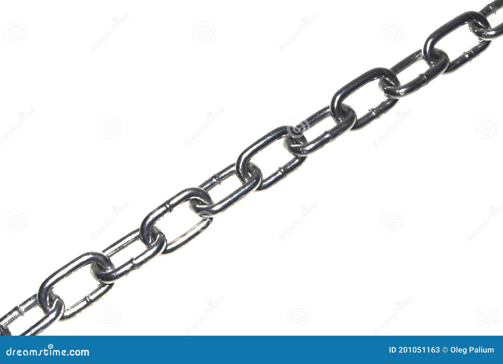Chain Isolated on White Background Stock Image - Image of jewelry ...