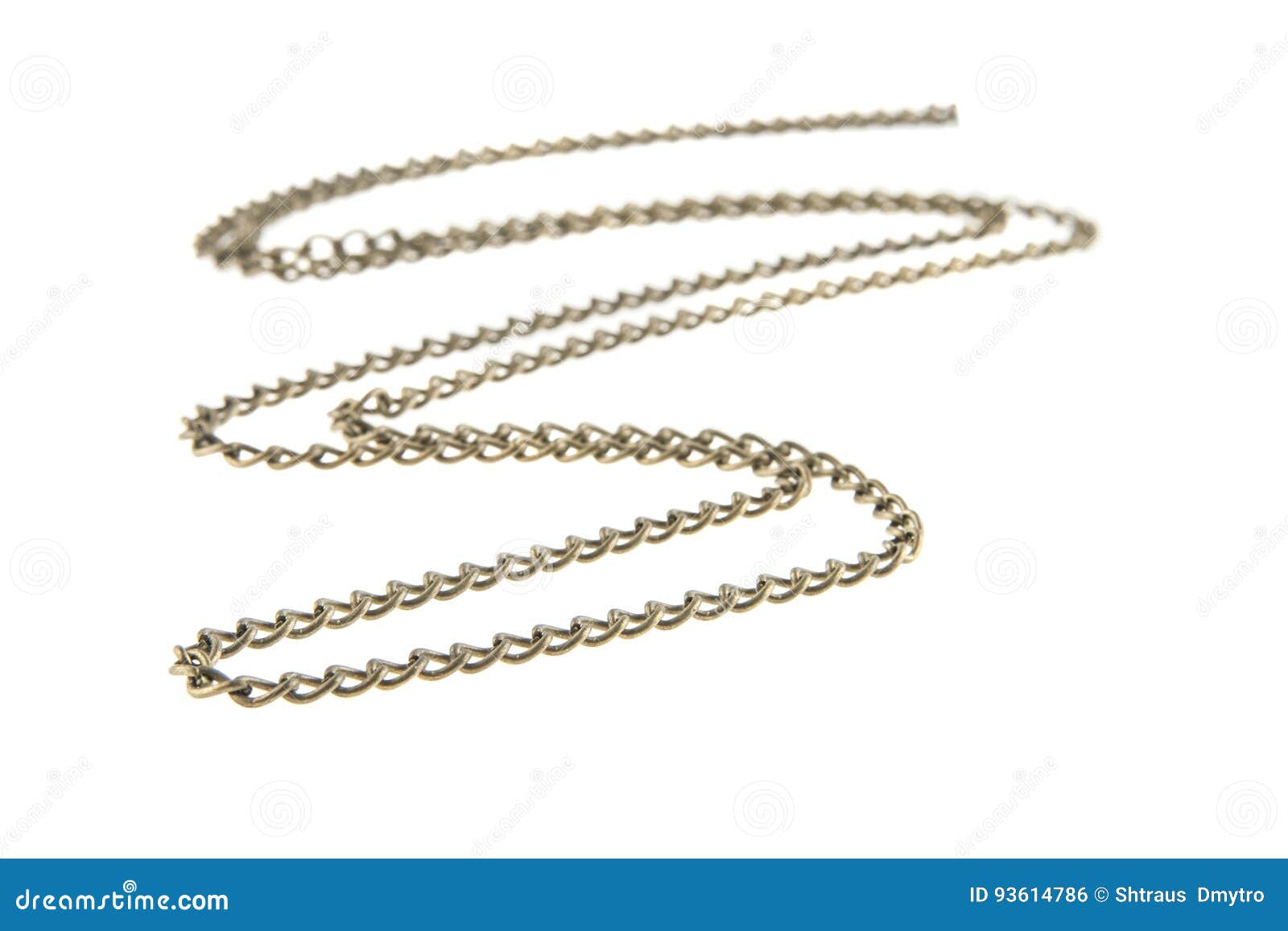 Chain isolated on white stock photo. Image of accessory - 93614786